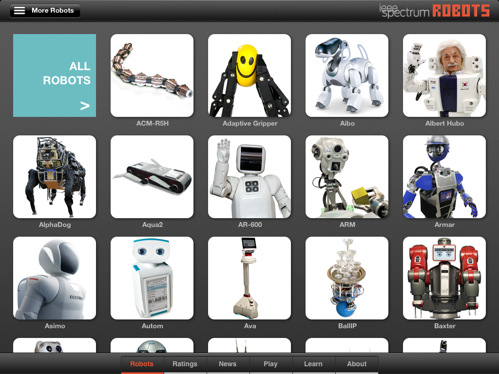 Robots for iPad App – Engage Their Minds