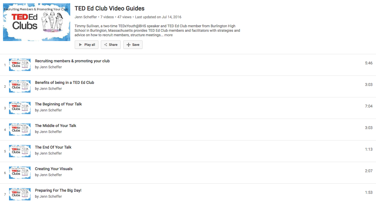 TED Ed Club Video Guides – Engage Their Minds